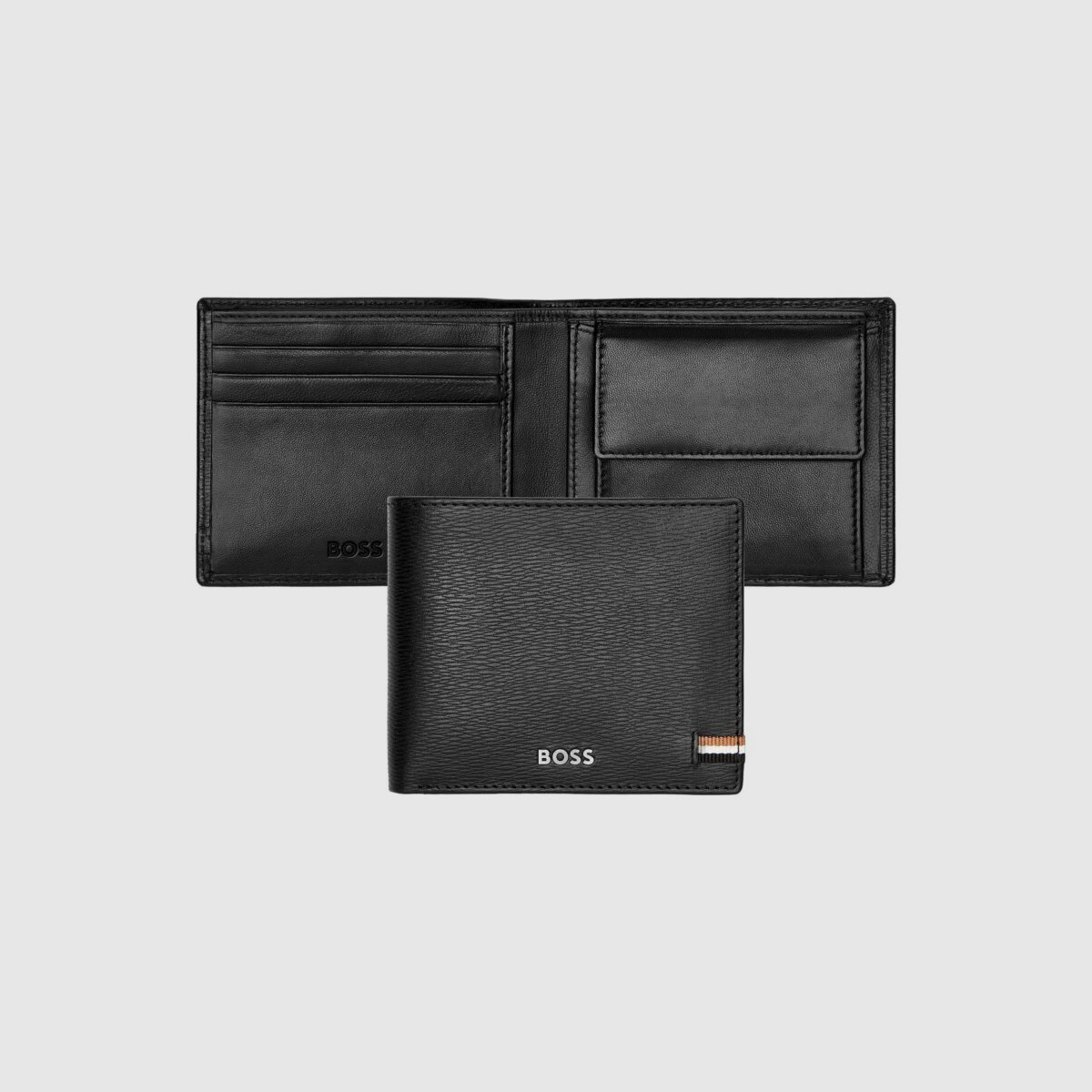 Πορτοφόλι Iconic Μαύρο Hugo Boss - Prototypon